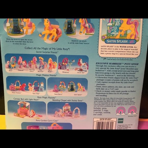 My Little Pony | Toys | My Little Pony G2 Nwt Vtg 9s Magic Motion Satin ...